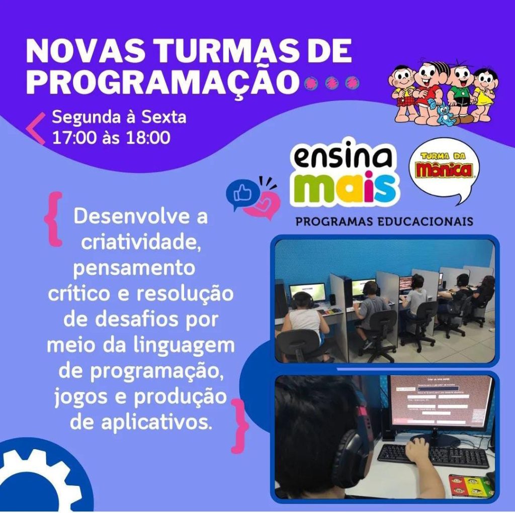 Promoção de mês aniversário da Ensina Mais Turma da Mônica de Goioerê ...